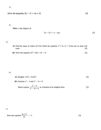 Algebra 1 end of course exam | Teaching Resources