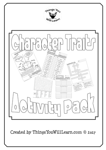 Character Traits Activity Pack | Teaching Resources
