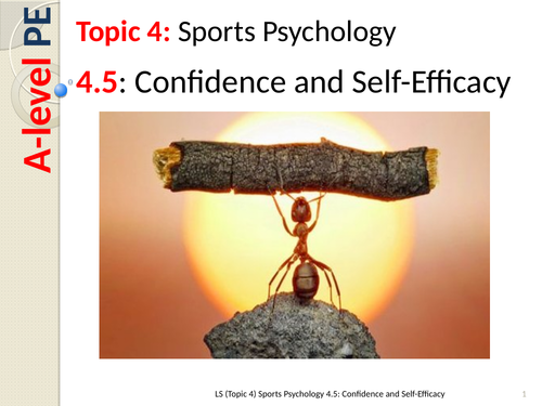 A-level PE Edexcel New Spec 2016: Topic 4 Sport Psychology Revision ...