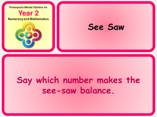 KS1 Year 2 Maths Mental Starters 13 | Teaching Resources