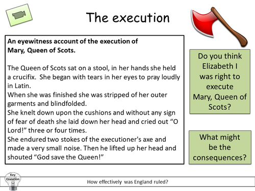 Mary, Queen of Scots | KS3 | Teaching Resources