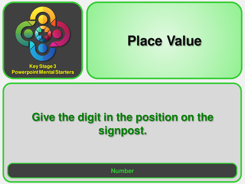 KS3 Maths Mental Starters: Number – Various 1 | Teaching Resources