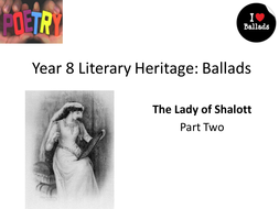 Lady of Shallott full SOW | Teaching Resources