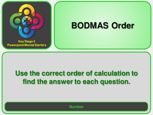 KS3 Maths Mental Starters: Number – Various 3 | Teaching Resources