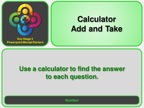 KS3 Maths Mental Starters: Number – Various 4 | Teaching Resources