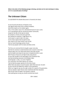 Unseen Poetry Lesson (Higher Ability) | Teaching Resources