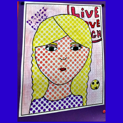 NEW CLASS/TRANSITION DAY - ALL ABOUT ME - Lichtenstein Portraits ...