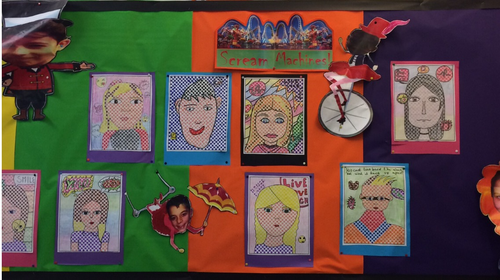 NEW CLASS/TRANSITION DAY - ALL ABOUT ME - Lichtenstein Portraits ...