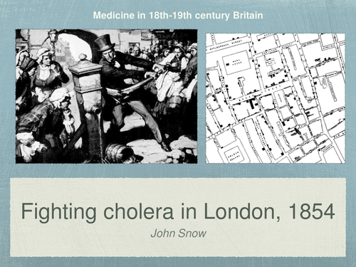 GCSE History of Medicine. 18th 19th Century. Fighting Cholera in London ...