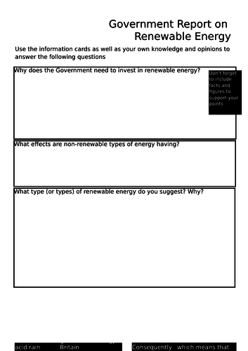 Renewable Energy Board Game and Lesson | Teaching Resources