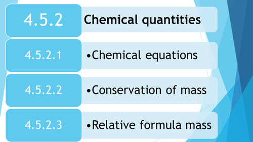 AQA Synergy Chemical quantities: L2 Chemical equations | Teaching Resources