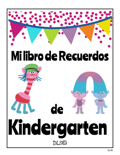 Kindergarten End of the Year Memory Book - Spanish and English Version ...