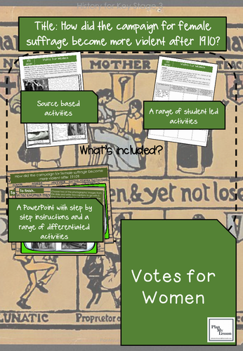 Votes for Women: 'How did the campaign for female suffrage become more ...