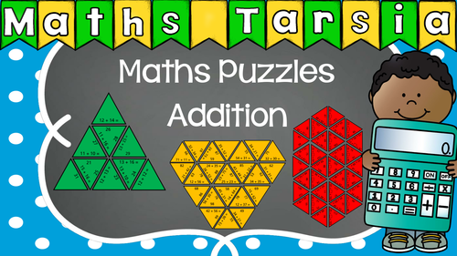 Maths Puzzles: Addition Tarsia | Teaching Resources Maths Puzzles: Addition Tarsia | Teaching Resources