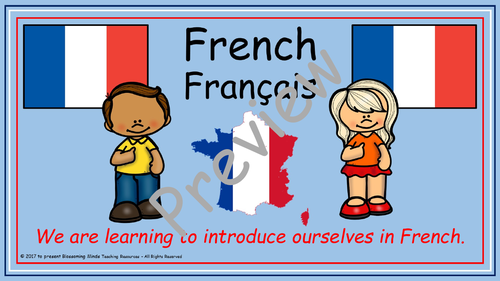 French lesson and resources - Introducing yourself/saying your name ...