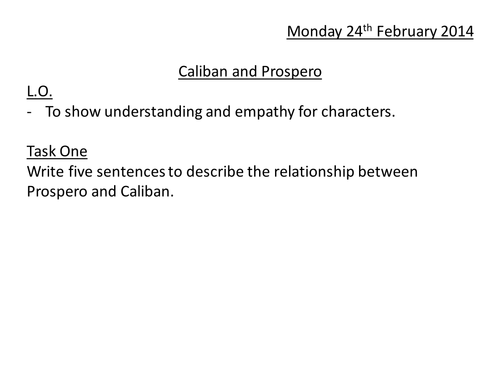 The Tempest | Teaching Resources