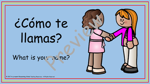 Spanish lesson and resources : Introducing yourself / Saying your name ...