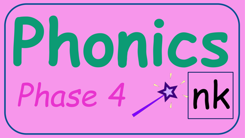 Phonics phase 4 - The 'nk' sound - Consonant blends | Teaching Resources