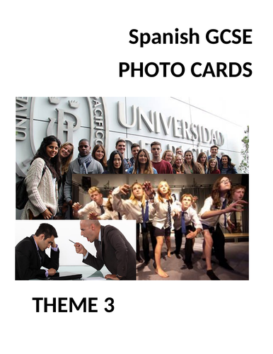 New Spanish GCSE: Theme 3 (Current and future study and employment ...