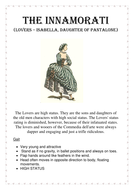 Commedia dell' arte Character Cards | Teaching Resources