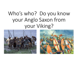 Who’s who? Do you know your Anglo Saxon from your Viking? | Teaching ...