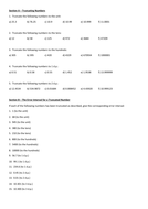 Truncation Worksheet (including error intervals) | Teaching Resources