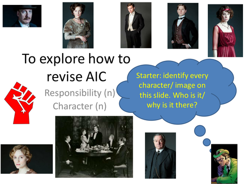 An Inspector Calls Revision: board game and other activities ...