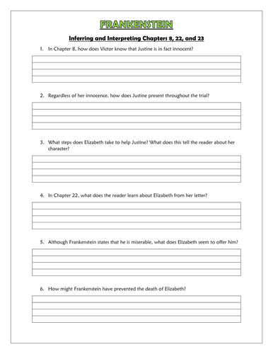 Frankenstein Huge Bundle! | Teaching Resources