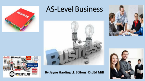 Powerpoint - A-Level unit Business organisations | Teaching Resources