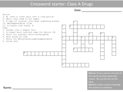 40 Crosswords PHSE PSE PHSEE PSHE Keyword Starters Wordsearch Homework ...