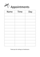 Hairdressers/Salon/Barbers Role Play Pack - Posters | Teaching Resources