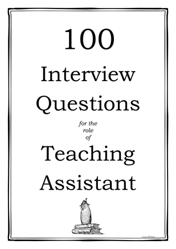 Teaching Assistant Interview Questions – 100 Questions 2018, classroom ...