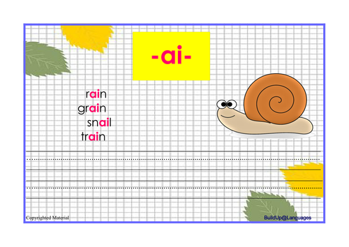 Practice phonics: -ai,-ar,-ay,-ee,-er,-ir,-oa,-oo,-ou,-ow,-qu ...