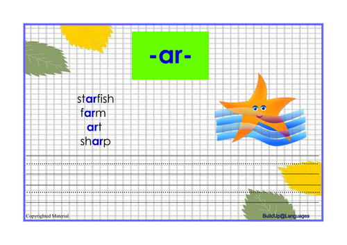 Practice phonics: -ai,-ar,-ay,-ee,-er,-ir,-oa,-oo,-ou,-ow,-qu ...