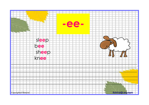 -ee,-oo,-oa,-ou,-ow phonics | Teaching Resources