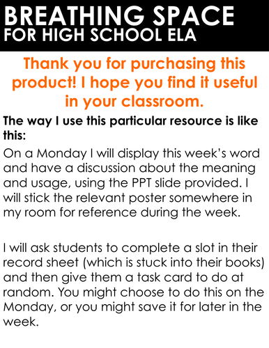 Word Birds Word of the Week Year 6 High-Level Vocabulary Builder: 40 ...