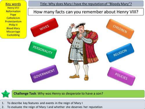 Tudors: Does Mary I deserve the reputation of "Bloody Mary"? | Teaching ...