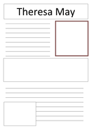Fact File Templates for Leaders of Main Political Parties (Including ...