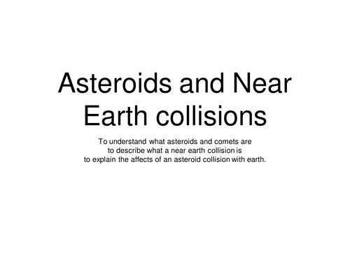 Asteroids and space exploration | Teaching Resources