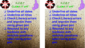 Checklist to use with Dedicated Improvement and Reflection Time (DIRT ...