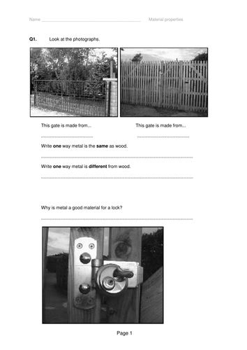 FREE with code MARVELLOUS-MAY - key stage 2 science work sheets ...