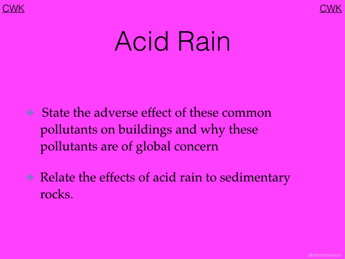 Acid rain | Teaching Resources