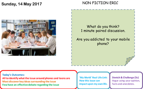 Everybody reading in class - Teenagers and mobile phones - ERIC ...