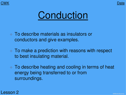 Conduction | Teaching Resources