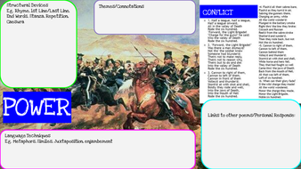 Power and Conflict Poetry - Charge of the Light Brigade - Revision ...