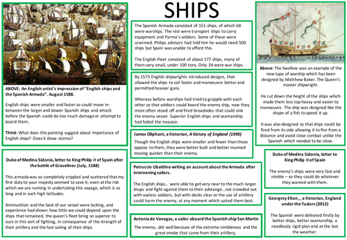 Tudors: Why did the Spanish Armada against Elizabeth I fail? | Teaching ...