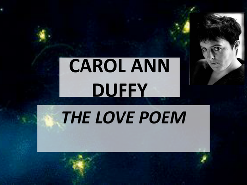 The Love Poem by Carol Ann Duffy | Teaching Resources