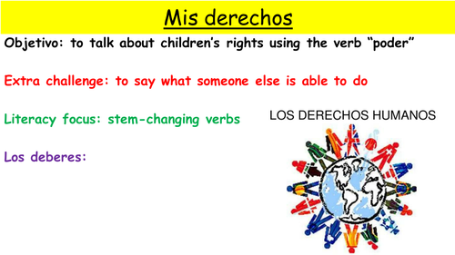 Y9 SPANISH VIVA MODULE 4: CHILDREN'S RIGHTS | Teaching Resources