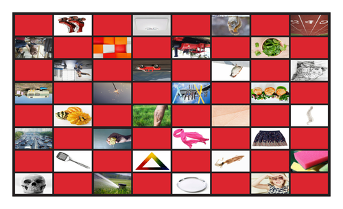 Phonics Consonant Blends tr-sq-sc-sk-sp Photo Checkerboard Game ...