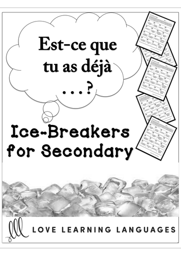 GCSE FRENCH: French Passé Composé Ice-Breaker Activity: Est-ce que tu ...